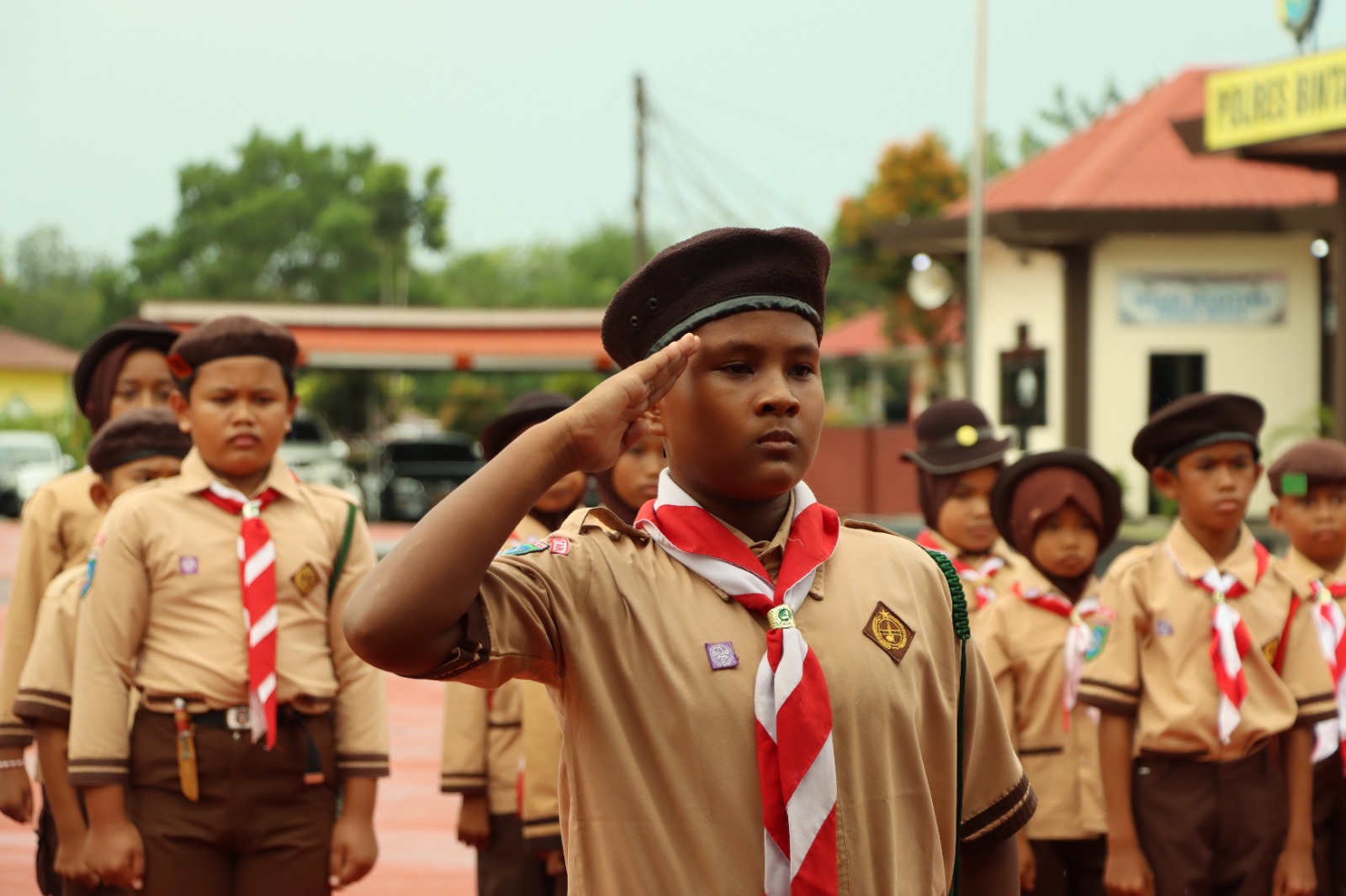 Semarak Hari Bhayangkara 78, Polres Bintan Gelar Lomba Polisi Cilik ...