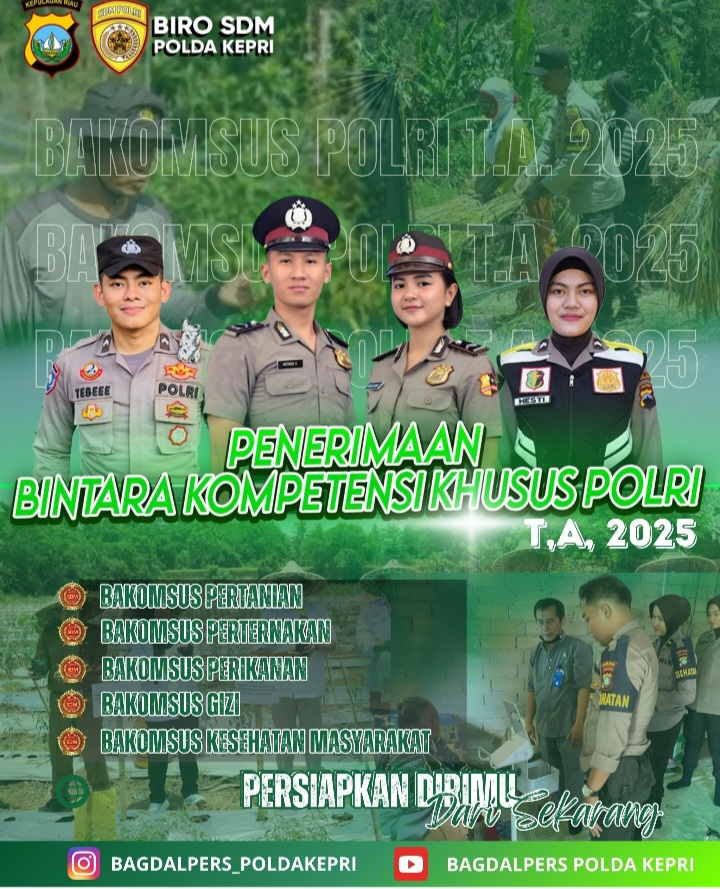 Polri Buka Penerimaan Bintara Kompetensi Khusus Tahun 2024