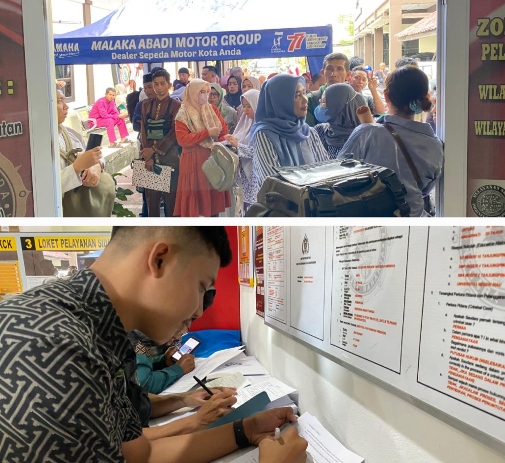 Sat Intelkam Polresta Tanjungpinang Buka 4 Tenda Tambahan Layani ...